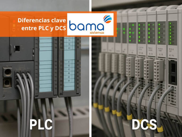 Diferencia entre PLC y DCS en entornos industriales - Bama